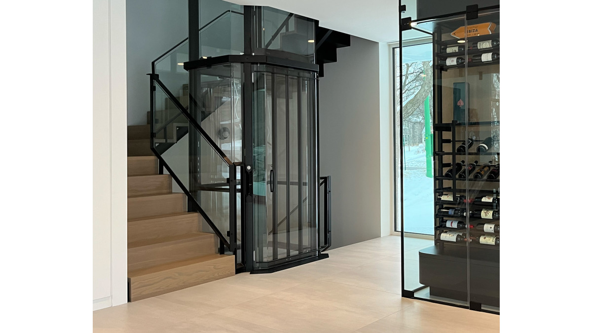 Savaria Vuelift Octagonal Luxury Home Elevator by Architectural Home Elevators – EBOSS