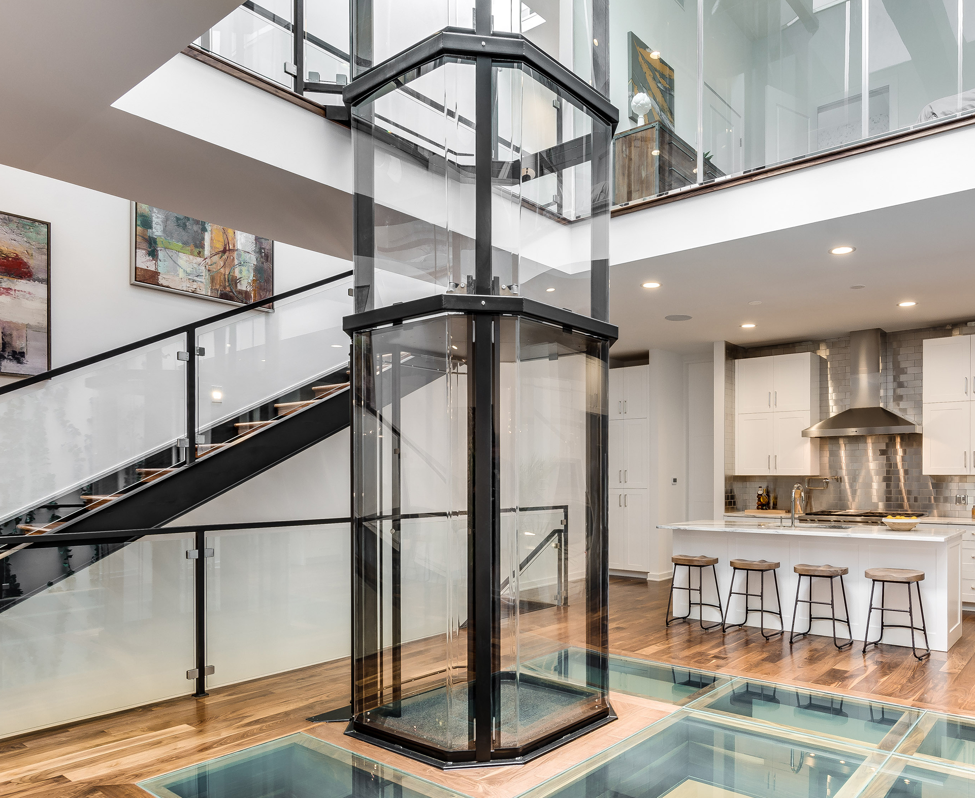 Savaria Vuelift Octagonal Luxury Home Elevator by Architectural Home ...