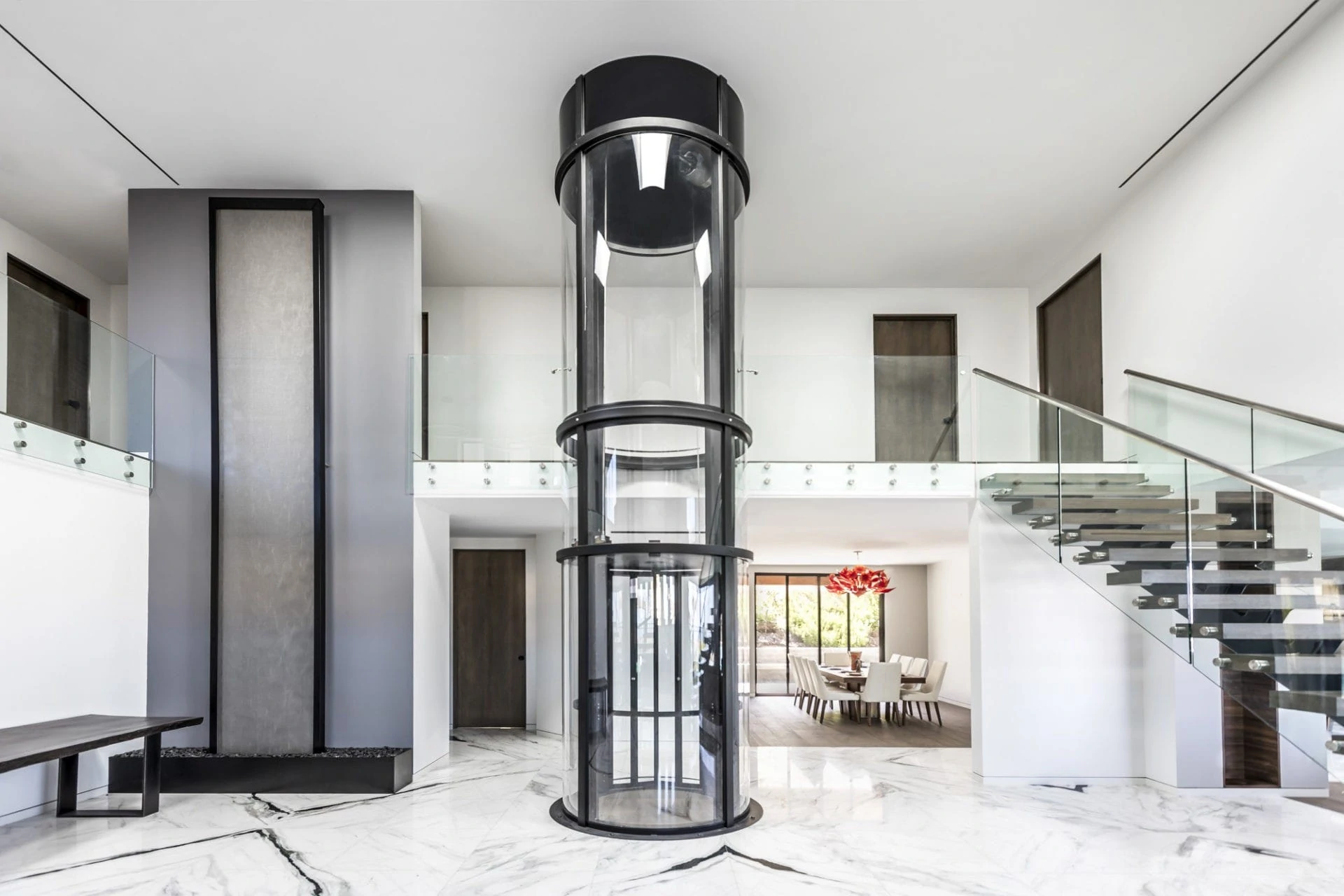 Savaria Vuelift Round Luxury Home Elevator by Architectural Home Elevators – EBOSS