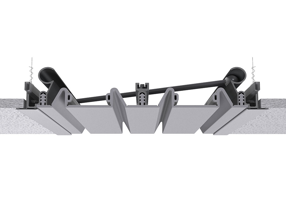 Seismic Flush Twinline Wall/Ceiling Covers by Construction Specialties ...