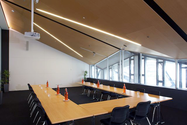 Décortech Multigroove Acoustic Perforation by Big River Panels – EBOSS