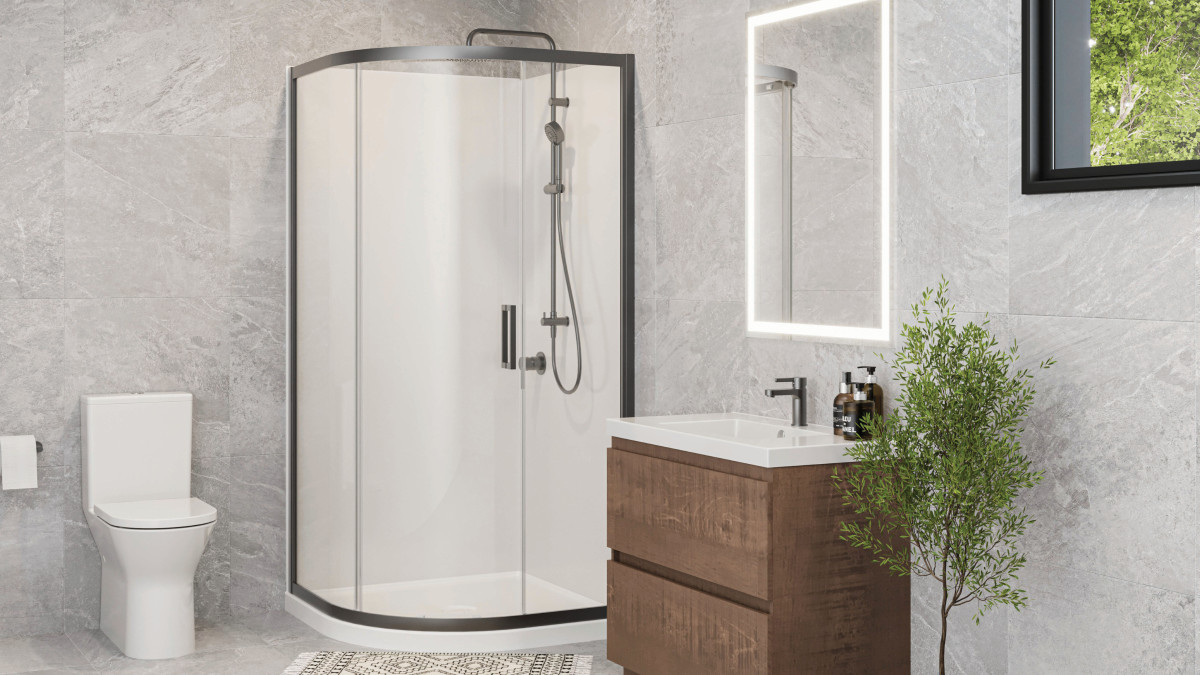 Tivoli Round Sliding Shower by Englefield – EBOSS