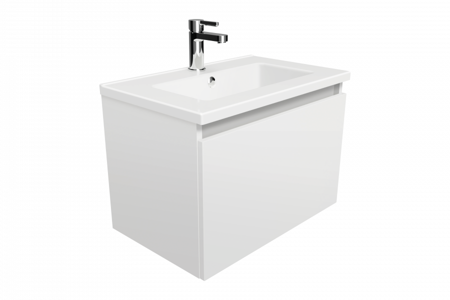 Valencia Slim Vanity 750mm Single Drawer Wall-hung by Englefield – EBOSS