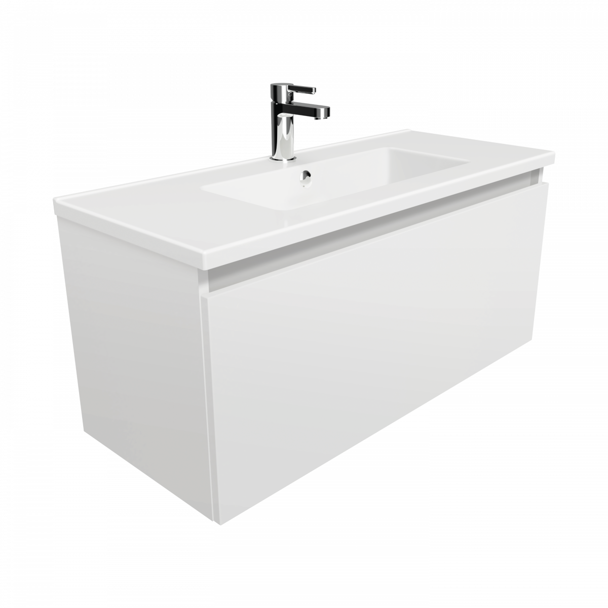 Valencia Slim Vanity 900mm Single Drawer Wall-hung by Englefield – EBOSS