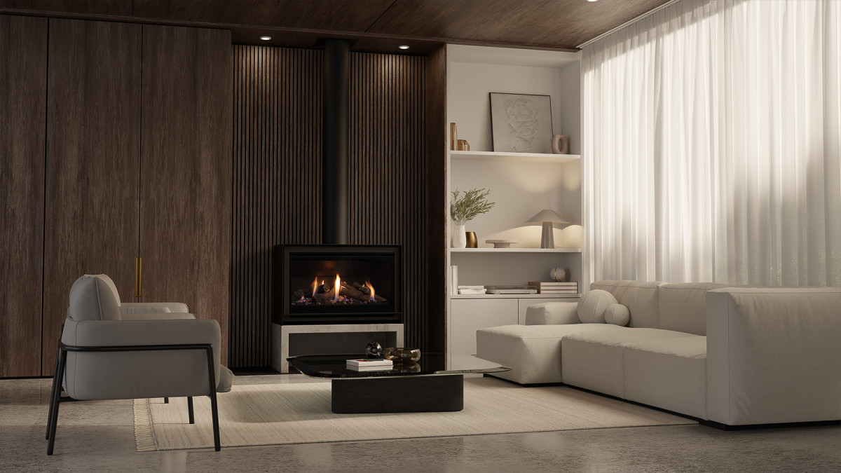 Escea DFS940 Freestanding Gas Fireplace by Escea Fireplace Company – EBOSS
