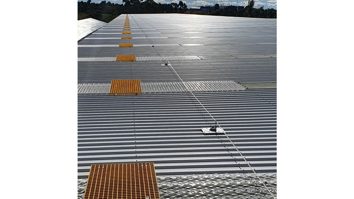 Goleman Static Line Fall Arrest System by Goleman Group – EBOSS