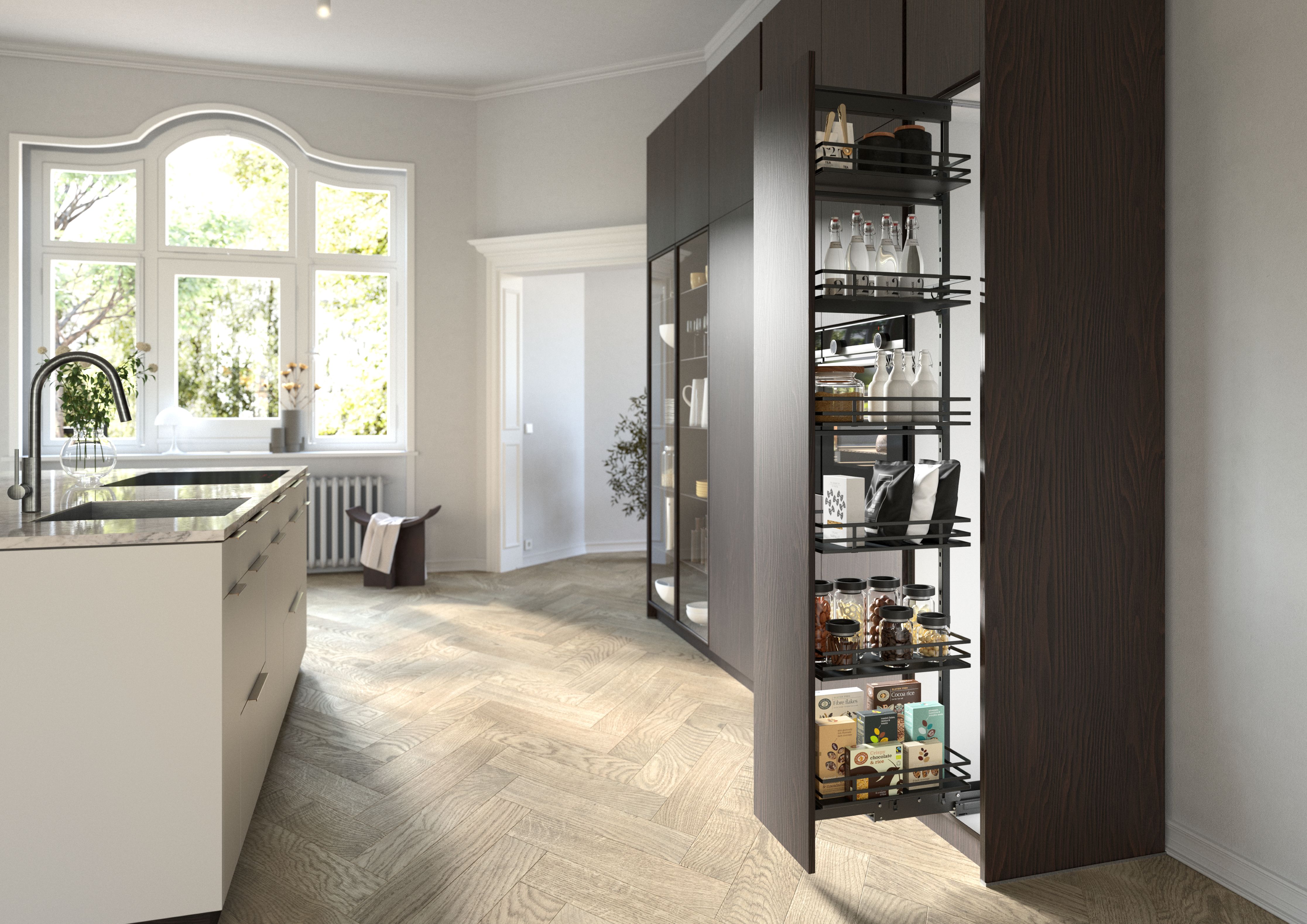 Olona Pantry Storage System by Hettich – EBOSS