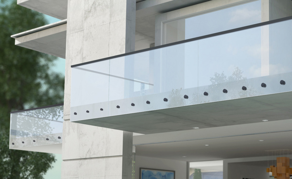 Edgetec® Single Disc Anchor Balustrade by Juralco Aluminium – EBOSS