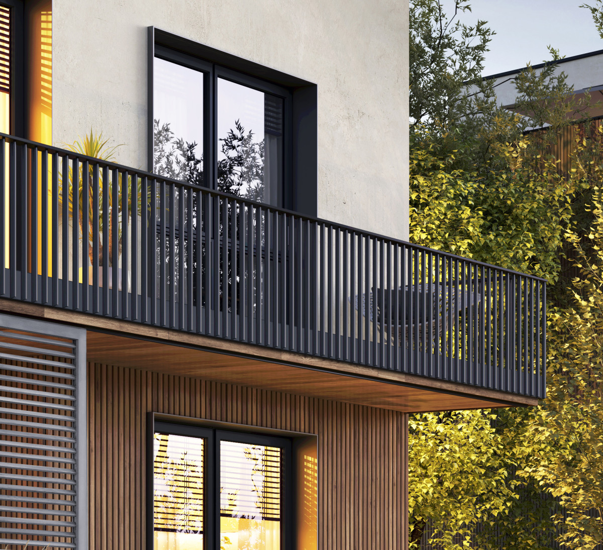 Stecca® Aluminium Fin Balustrade System by Juralco Aluminium – EBOSS