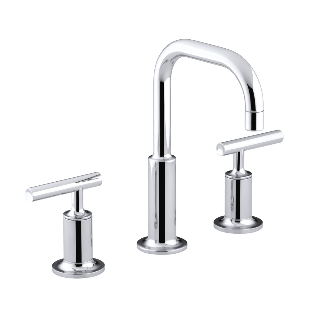 Purist Basin Set with Gooseneck Spout and Lever Handles by Kohler – EBOSS