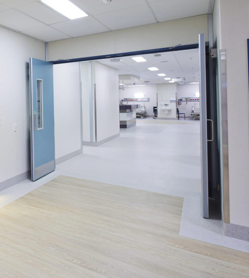 Pacific Hospital Double Action door set by Pacific Doors – EBOSS