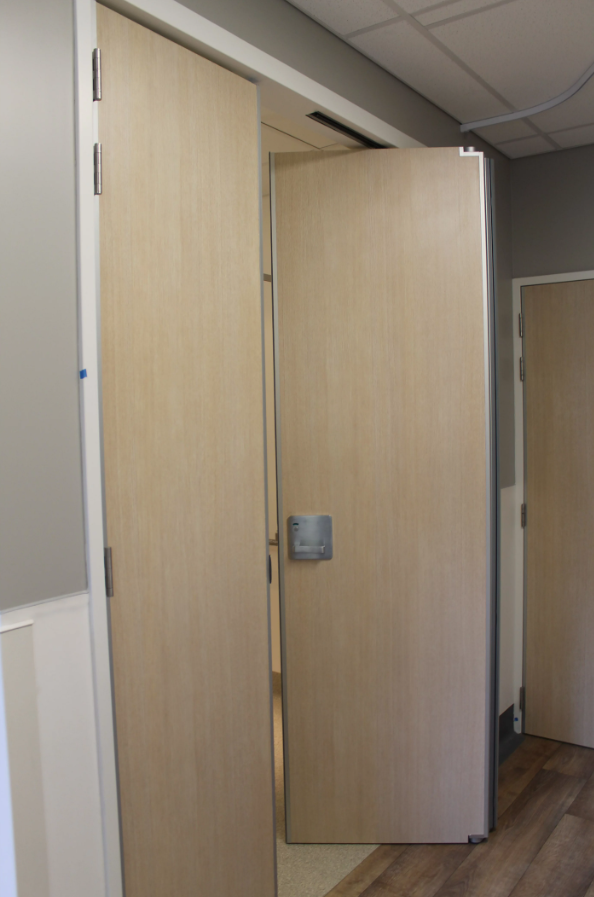 Pacific Hospital Double Action Bifold Doorset by Pacific Doors – EBOSS