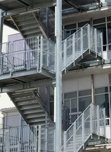 Hot Dip Galvanising Stairways by Perry Metal Protection – EBOSS