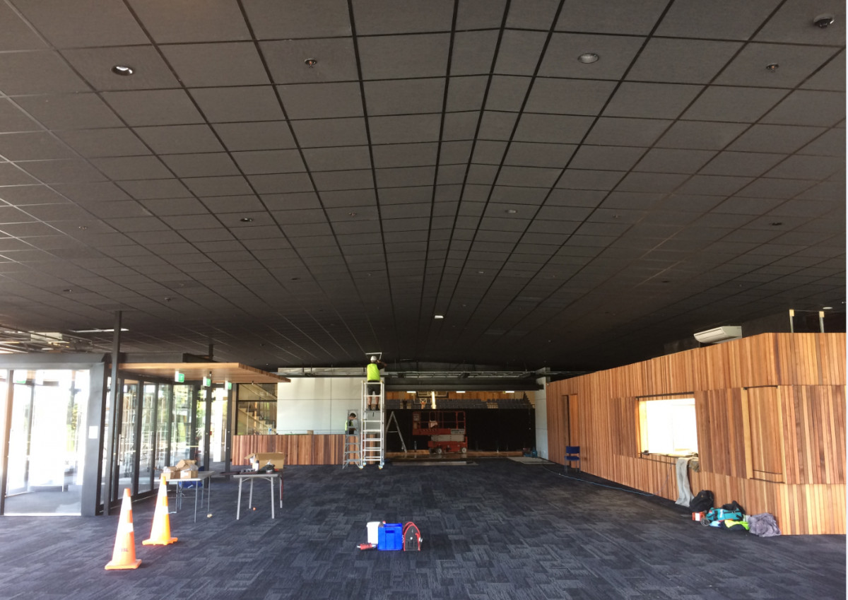 AMF Thermatex Thermofon Black Ceiling Tile by Potter Interior Systems ...