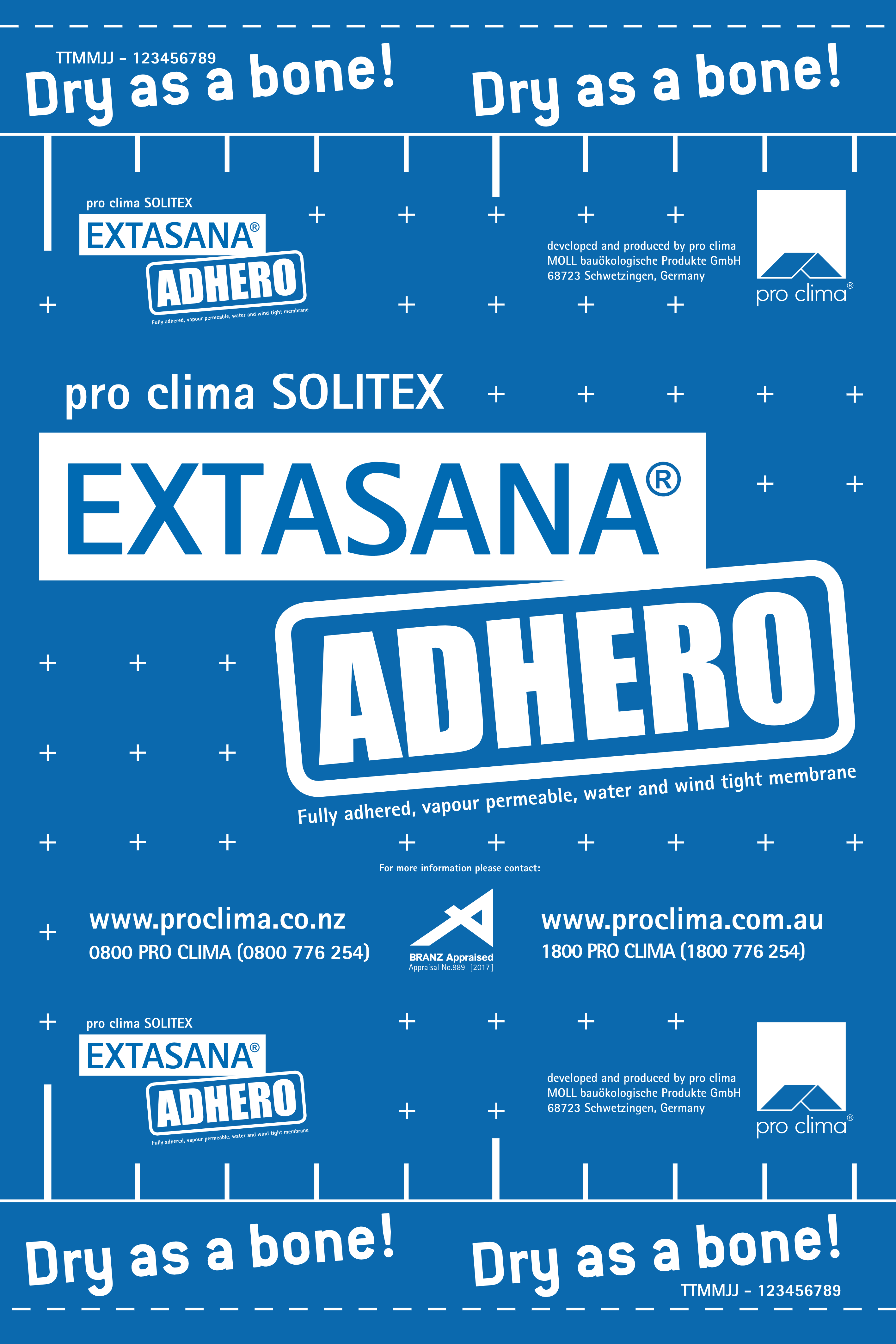 Self Adhesive Building Wrap (SOLITEX EXTASANA ADHERO) by pro clima – EBOSS