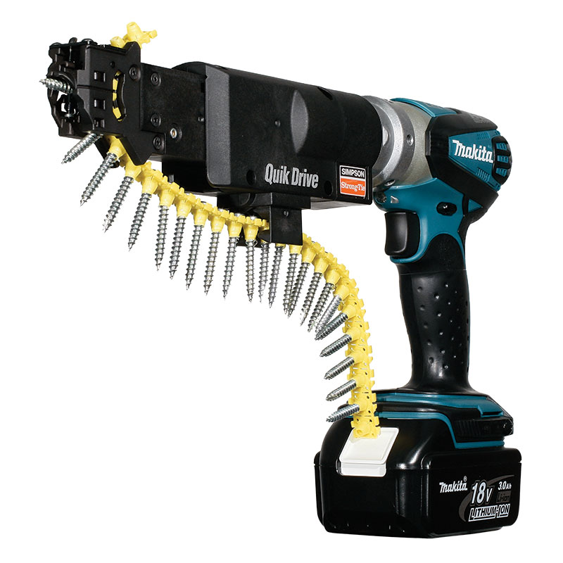 Quik Drive Auto Feed Screw Driving Systems By Simpson Strong Tie Eboss