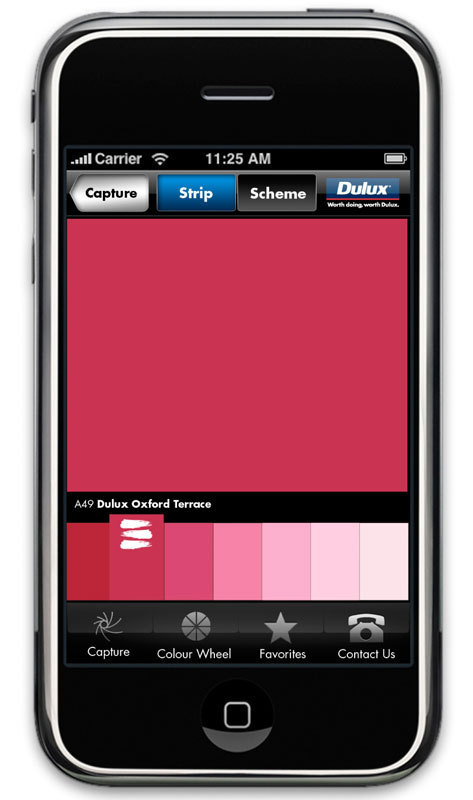 ‘Dulux Colours of New Zealand Colour Capture’ iPhone App – EBOSS
