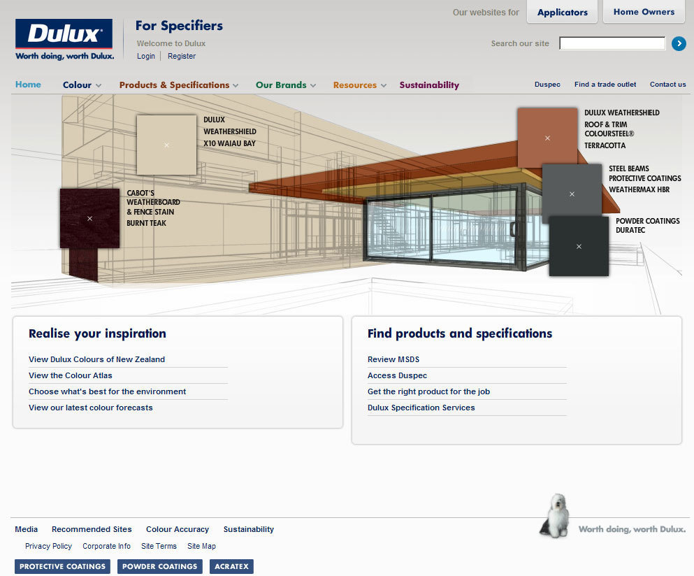 dulux.co.nz Has Extreme Makeover – EBOSS