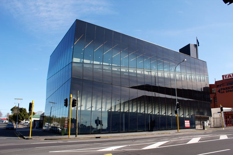 Auckland's Anvil Building Flaunts Unique, Angular Glass Façade – EBOSS