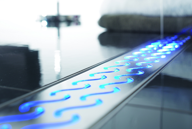 QuARTz by ACO Light Kits Bring Illumination to Bathroom Drainage – EBOSS