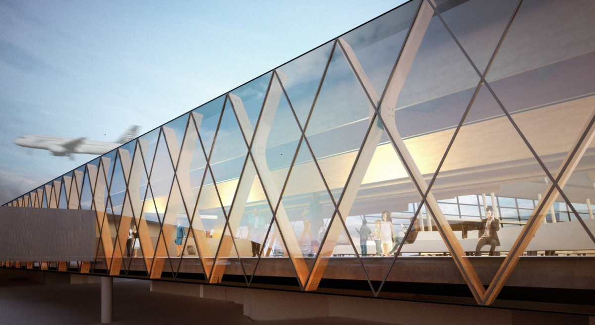 Techlam Structural 'X' Columns Specified for Wellington Airport ...