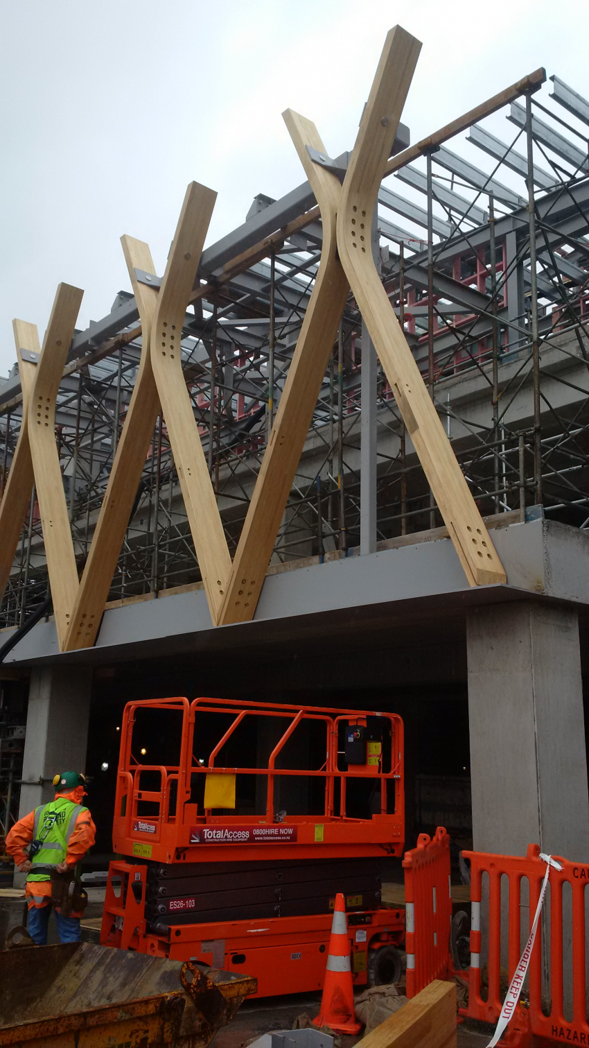 Techlam Structural 'X' Columns Specified for Wellington Airport ...
