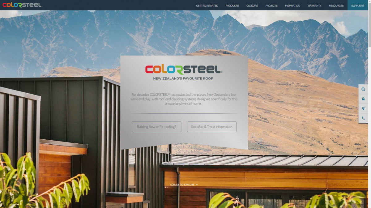 Colorsteel Launches New Website – EBOSS