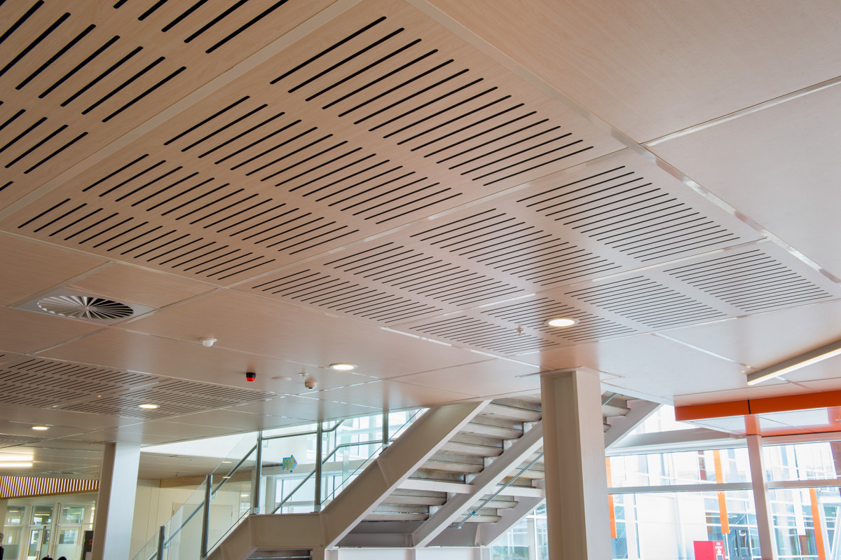 Asona Provides Innovative Ceiling Finishes for Ormiston Junior College ...