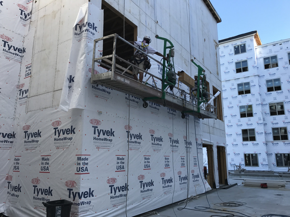 Rigid Underlay 'Over-Fixed' with Building Wrap or Proprietary Rigid Air ...