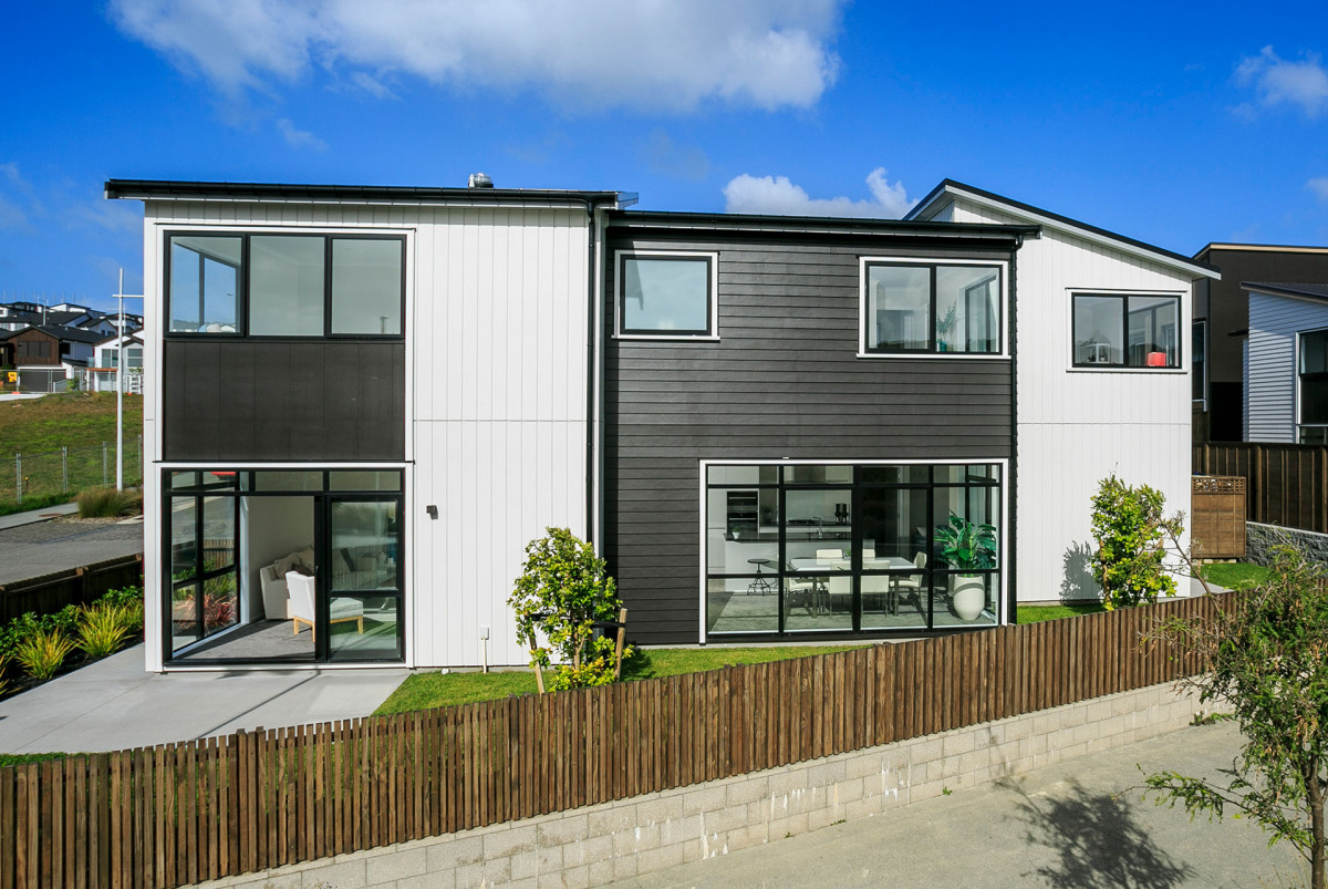 Black Downpipes and Spouting Match Joinery in Outstanding Coastal Home ...