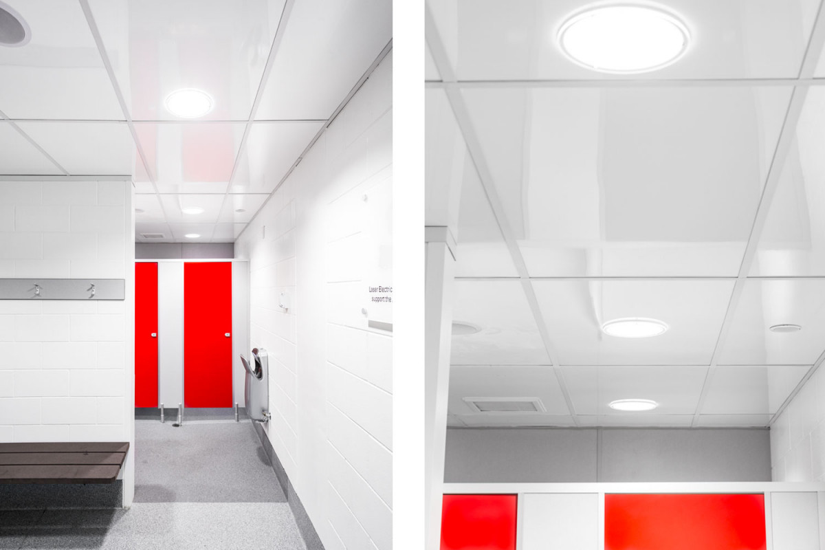 The Ceiling Solution for Steamy Changing Rooms – EBOSS