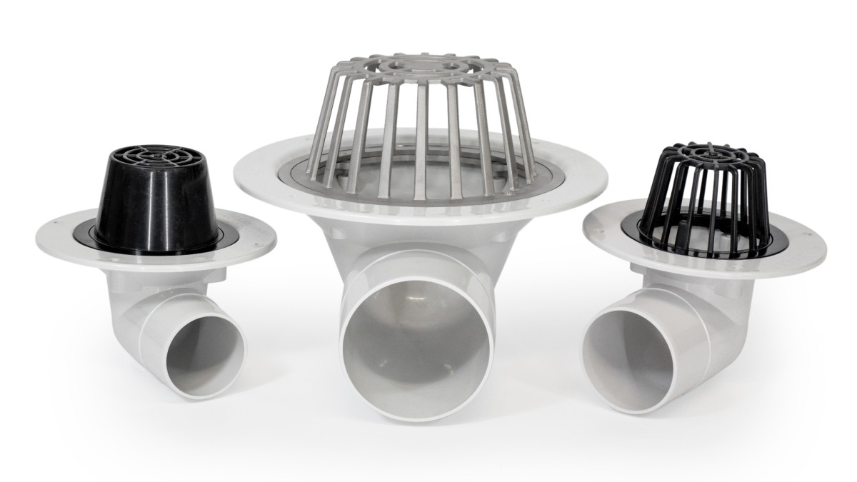 New Side Outlet Roof Drains – EBOSS