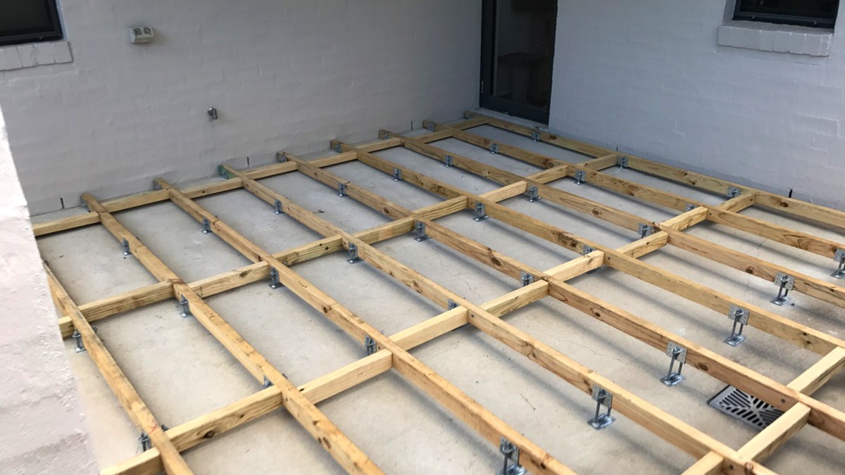 Deck Structure Products: Making Deck Building Over Concrete Easier – EBOSS