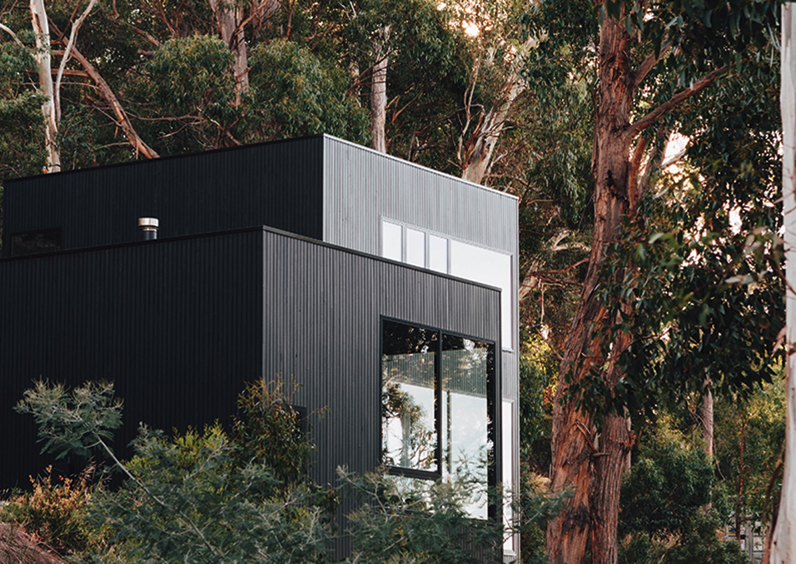 Dramatic Black Stained Timber Leaves a Lasting Impression at a Luxury ...