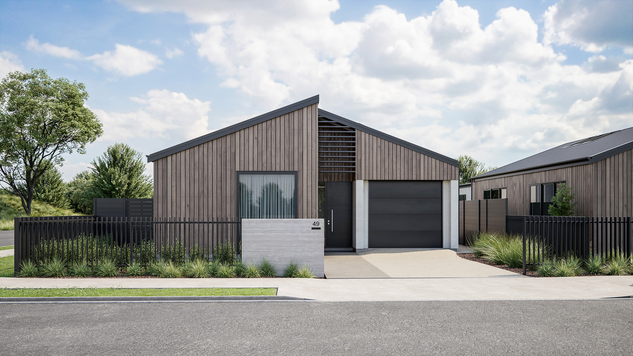 Fully Welded Aluminium Fin Panel Fencing for Modern Projects – EBOSS