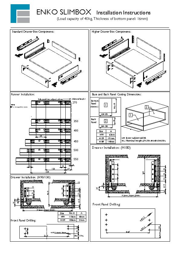 ENKO Slimbox Drawer Box System by Enko Group – EBOSS